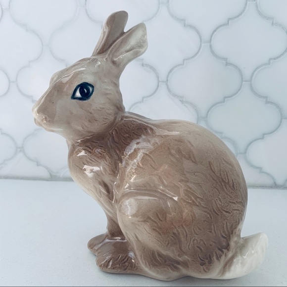 Accents | Family Set Of 3 Porcelain Handpainted Rabbits | Poshmark